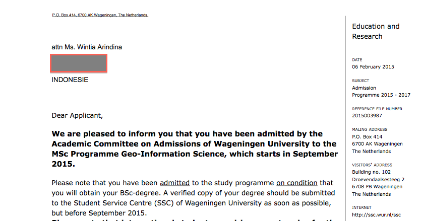 struggle life: Hai Netherlands Part 1 (IELTS and LoA Wageningen University)
