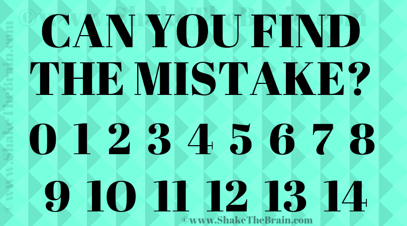 Observational Skill Test | Find the Mistake Picture Puzzle