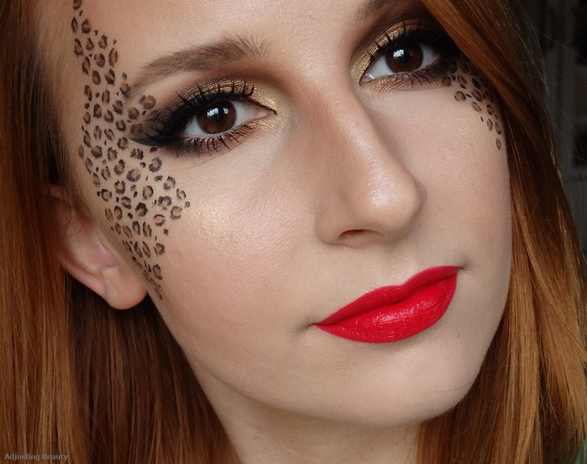 Pretty Leopard Makeup - Adjusting Beauty