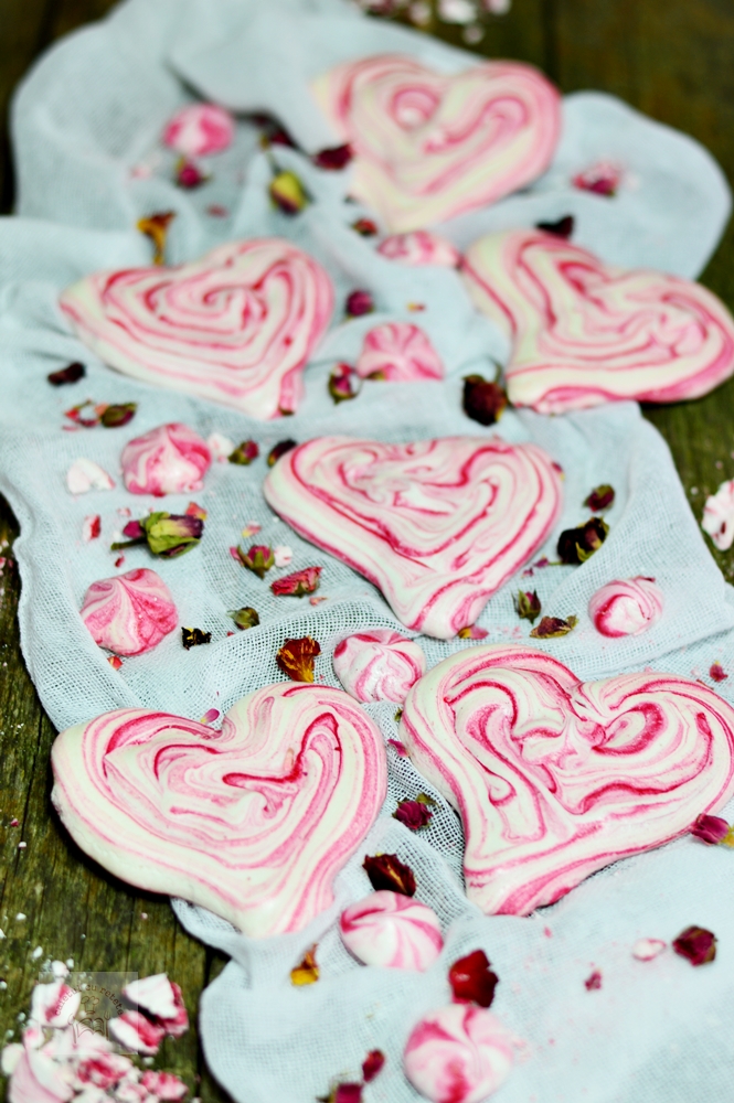 Bezele inimioare in doua culori - CAIETUL CU RETETE