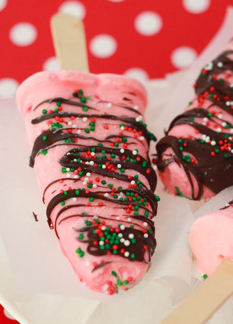 butter hearts sugar: Choc Candy Cane Ice Creams