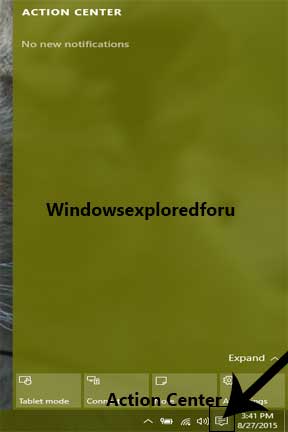 Logeshwaran.org: How to enable and disable action center in Windows 10 ...