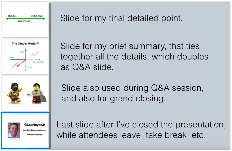 Presentation Hack: Your Last Slide(s)