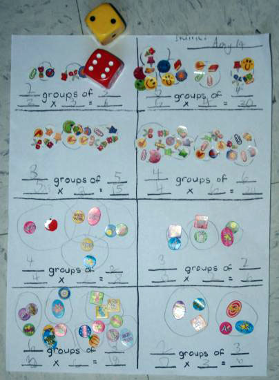 E is for Explore!: Multiplication Game: Groups of