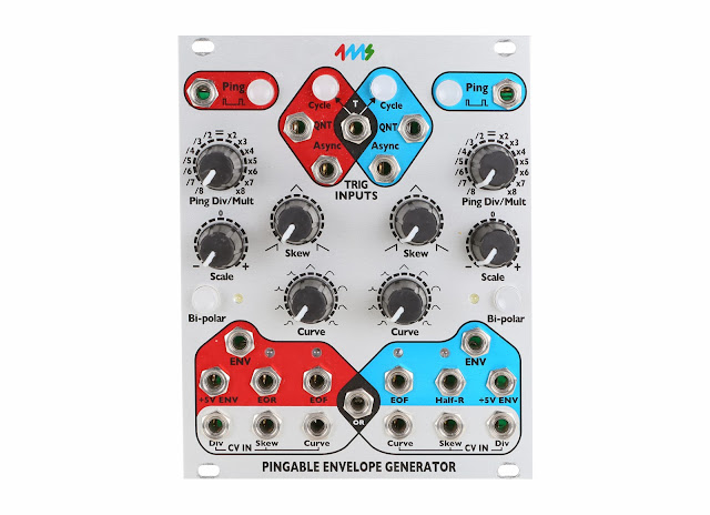 MATRIXSYNTH-B: 4ms PEG Pingable Envelope Generator Module