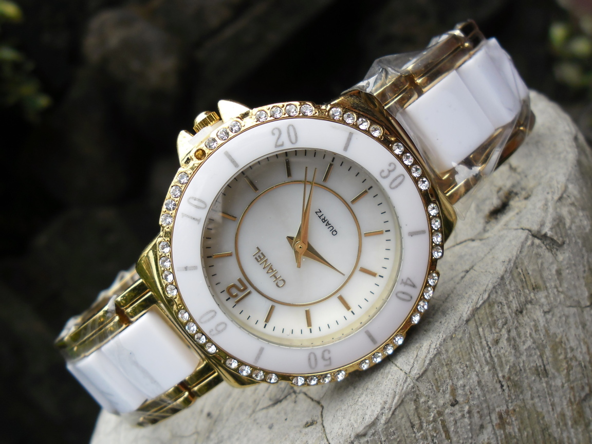 JAM TANGAN CHANEL KERAMIK D6019 Kode Barang: YA-107 - Warung Jam Jogja