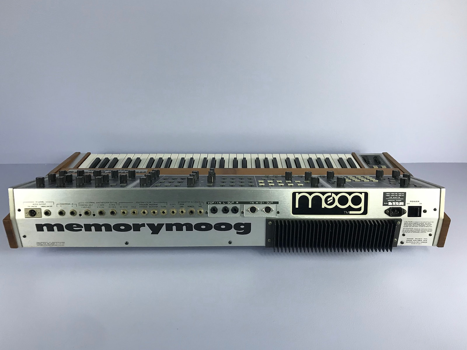 MATRIXSYNTH: Vintage Moog Memorymoog Plus LAMM Lintronics Upgrade SN ...
