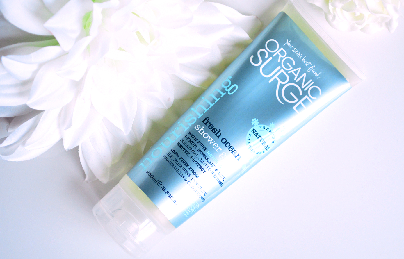 Organic Surge Fresh Ocean Shower Gel || Review | Miss Sunshine and Sparkle