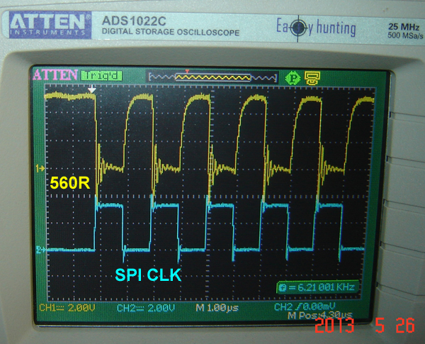 Fongeye 2n7000 To Level Shift Spi Clock Notes