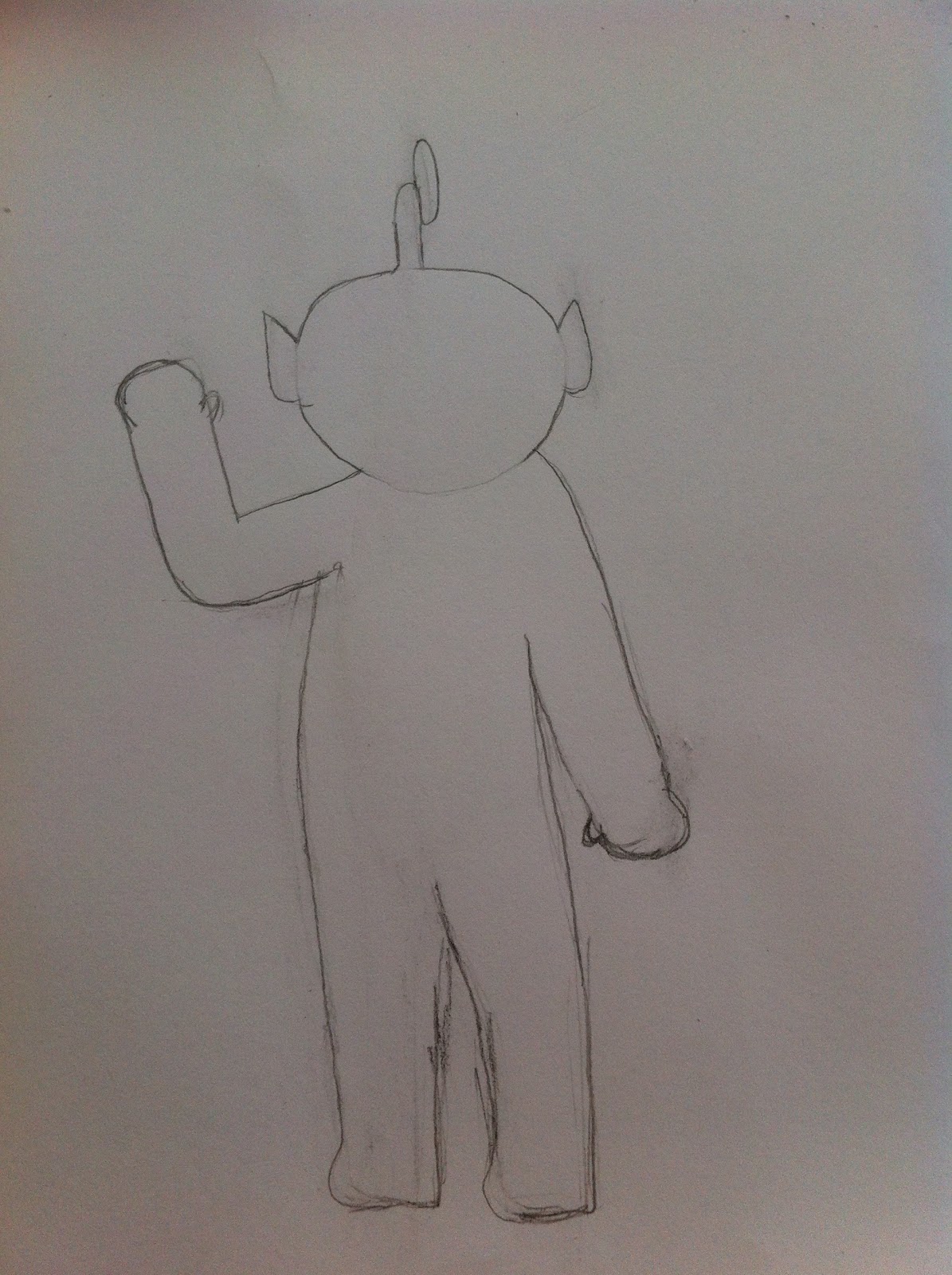 ChantelleLikesArt :): How to draw Lala (from the Teletubbies)