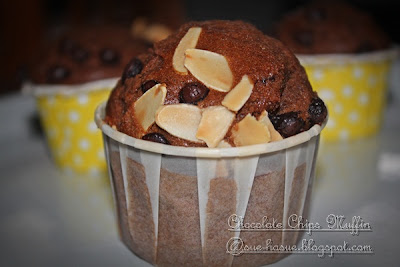 HaSue: I Love My Life: Resepi: Chocolate Chips Muffin