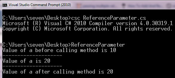 Reference Parameter Example In C Sharp - STUDY TWEETS
