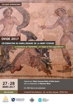 Les amis d'Ovide: Colloque international sur Ovide