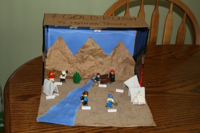 California Gold Rush Diorama