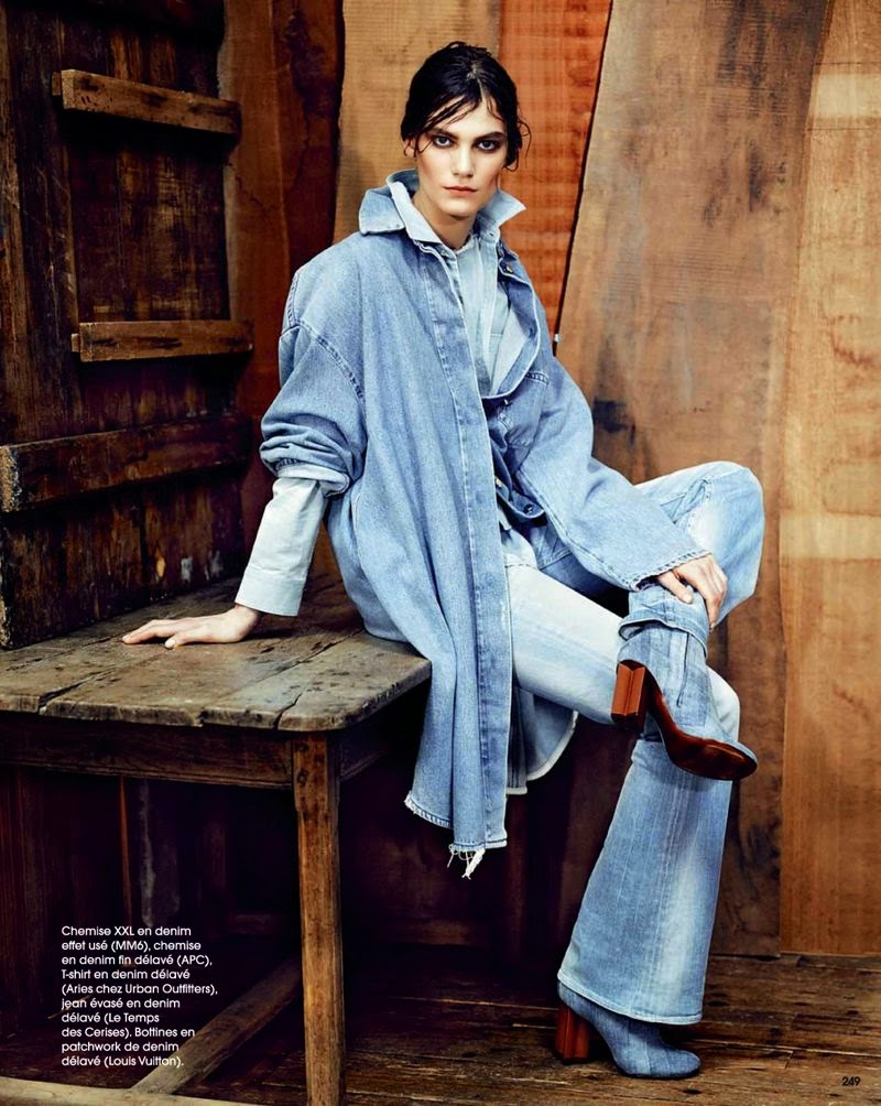 Duchess Dior: "Jean Genius" Lena Hardt for Marie Claire France June 2015