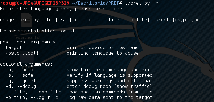 SystemExposed: PRET - The Printer Exploitation Toolkit