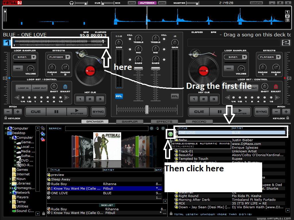 Automix virtual dj home - bagfeti