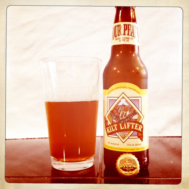 NorCal Beer Blog: Four Peaks Brewing Company Kilt Lifter Scottish Style Ale