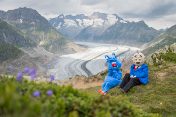 Mr. Bad Zurzach: Papa Moll auf Reisen in der Aletsch Arena