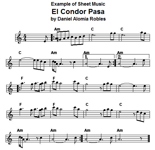 PENTATONIC SCALE PERU: EL CONDOR PASA