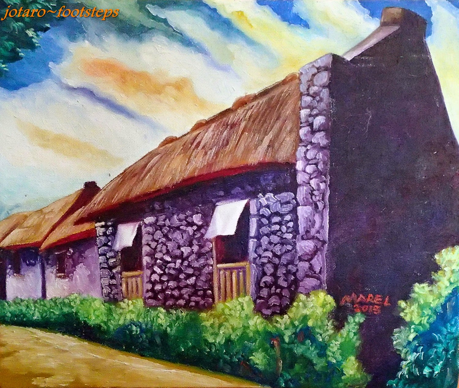 Footsteps - Jotaro's Travels: Art Gallery : Filipino Ivatan Art @ Batanes