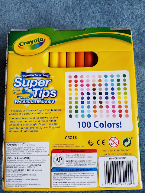 Affordable Art Supplies: Crayola Super Tip 100 Pack