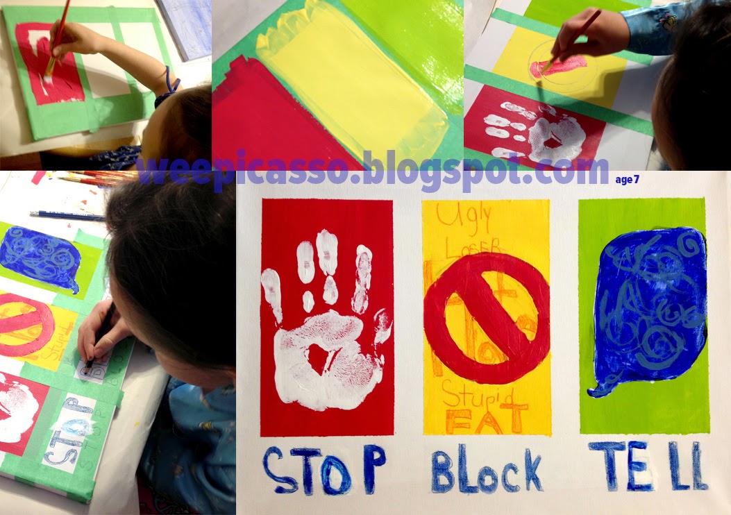 Wee Picasso: Stop, Block & Tell #stopcyberbullying