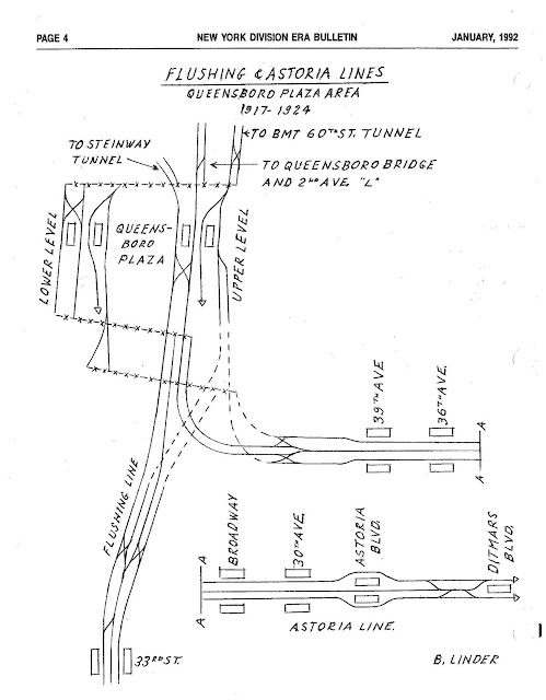 Steinway Tunnel Trolley Map 1907 and Queensboro Plaza Area Maps - New ...