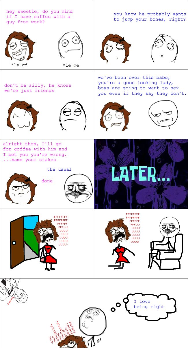 Exploiting My Poor Naive Girlfriend Rage Guy Comics