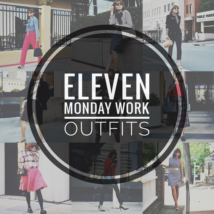 11-Week Roundup Of Monday Work Outfits | MY SMALL WARDROBE