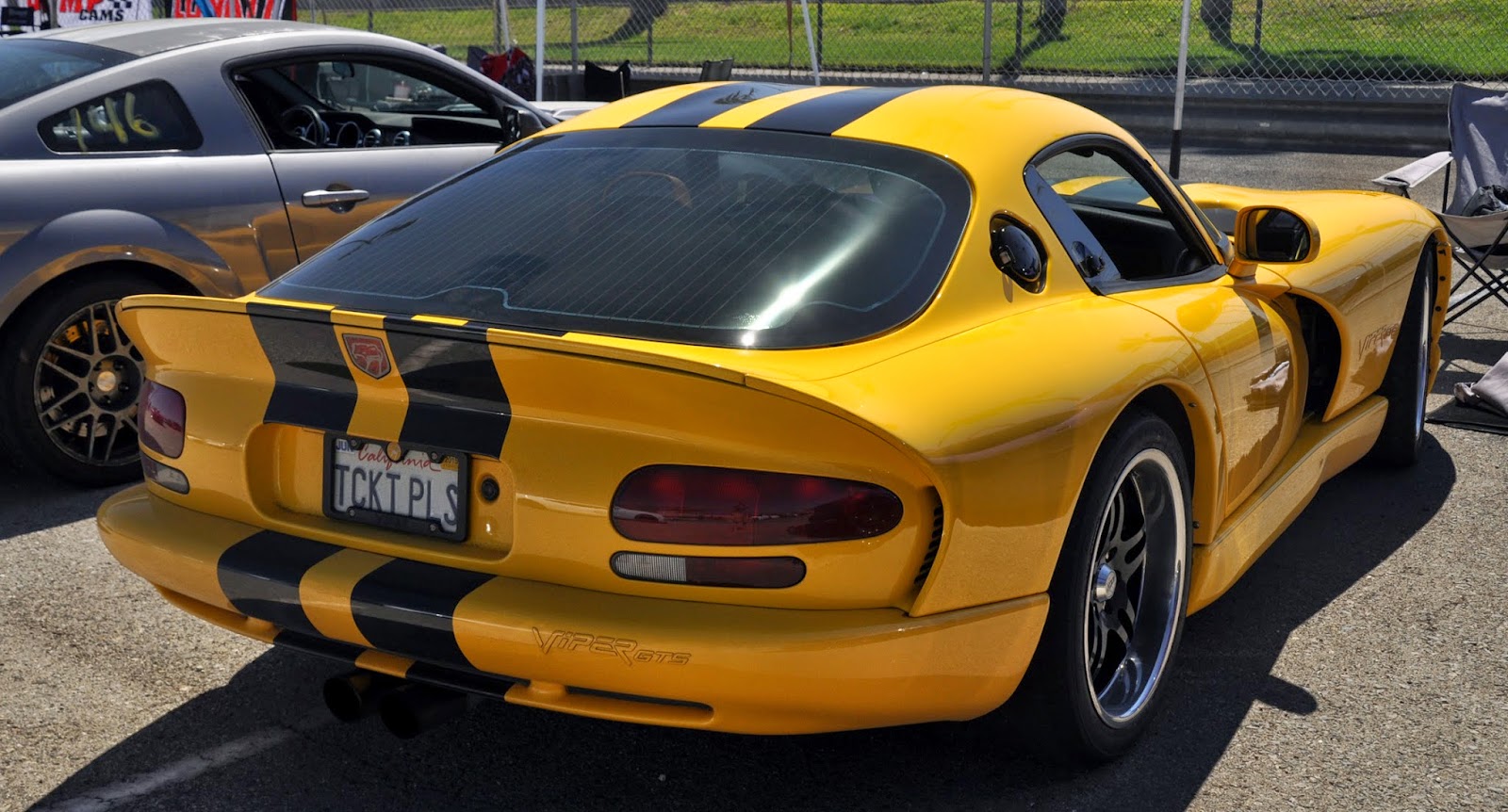 Just A Car Guy: 1st generation Viper was getting some track time today ...