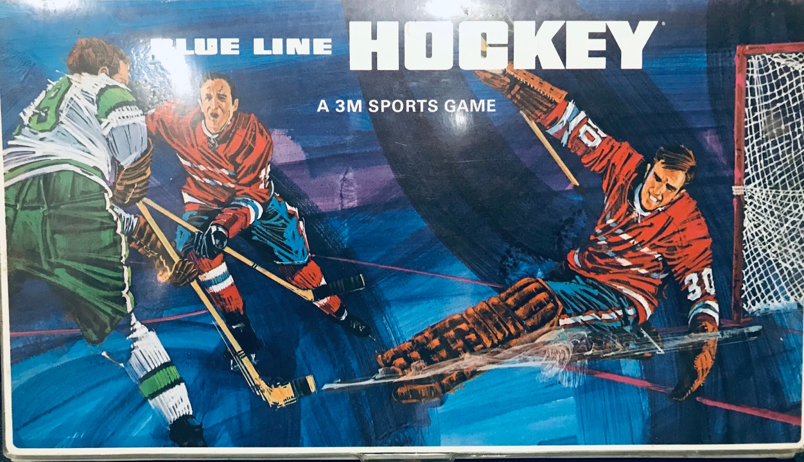 1970 Blue Line Hockey Board Game