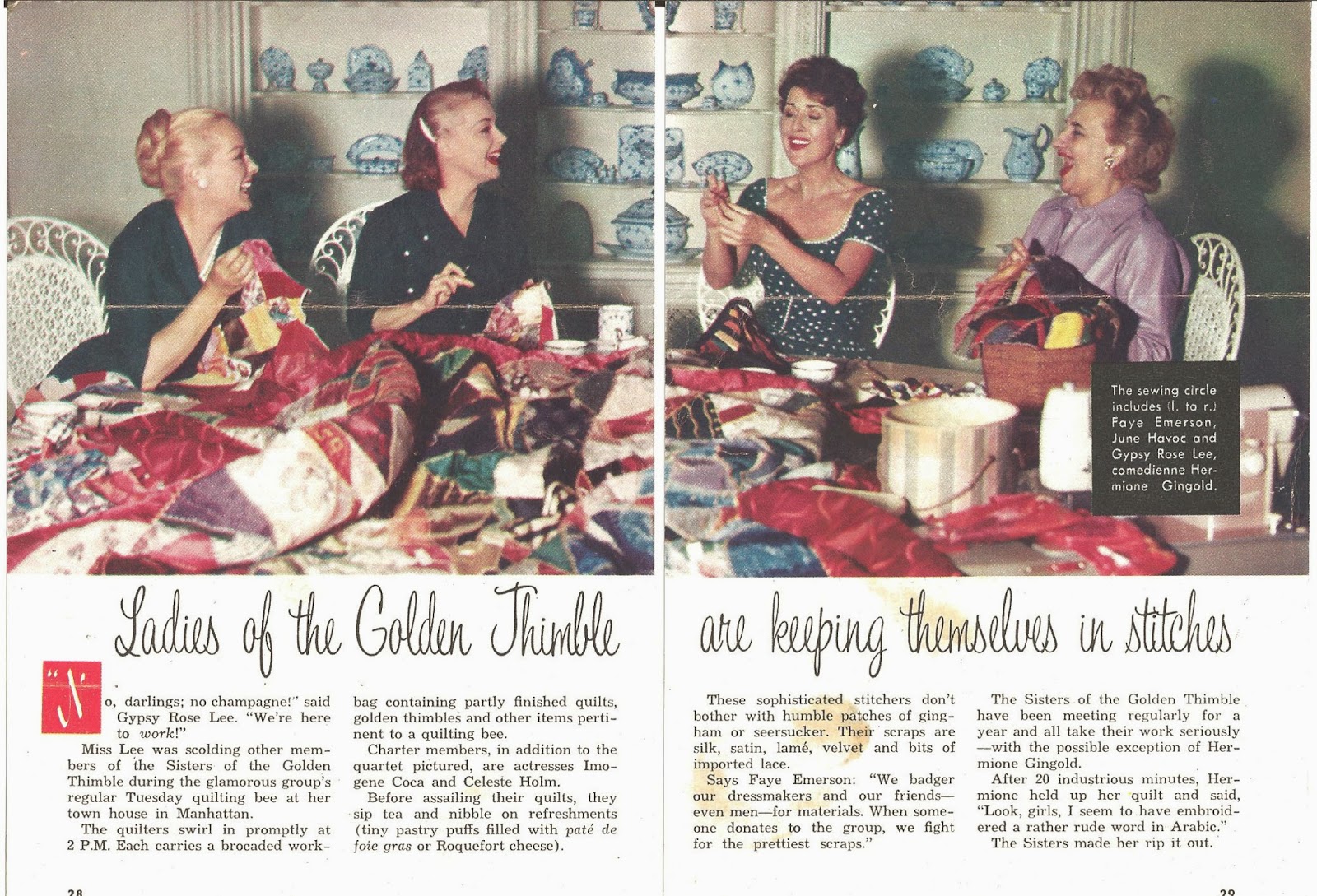 TumbleTalk: Gypsy Rose Lee - Quilter