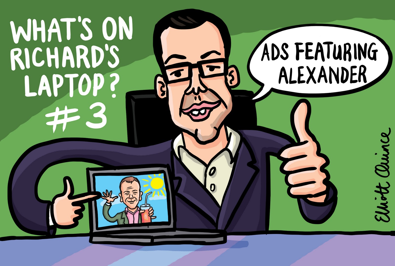 QuinkyArt: What's on Richard's laptop?