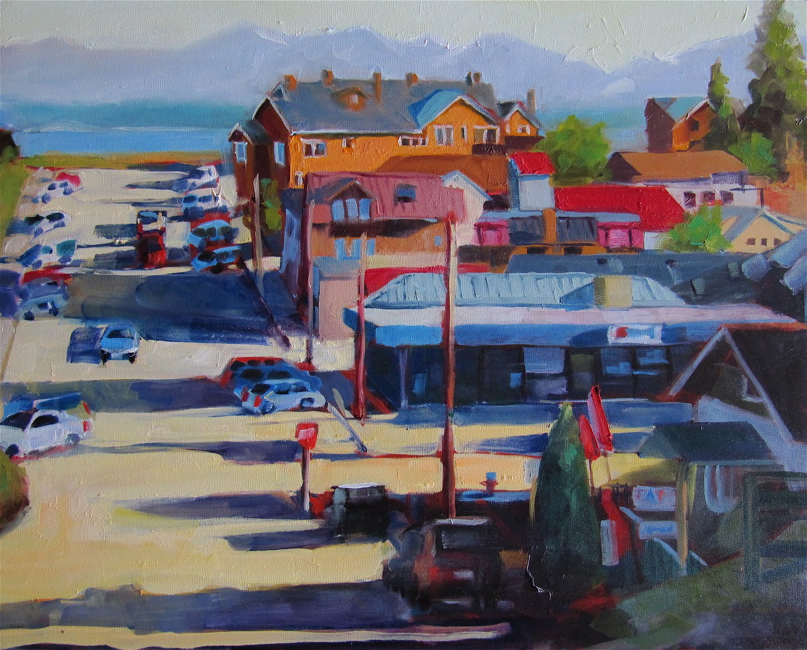 A Ray a Day: Daily paintings by Phyllis Ray: #120 "Looking Down Second ...