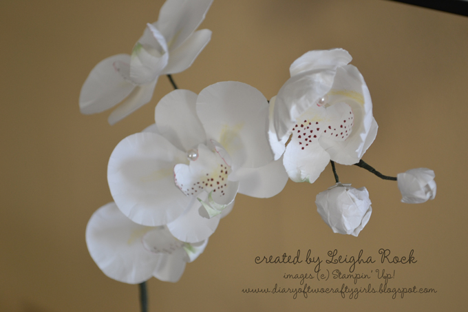 Diary of Two Crafty Girls: Paper Orchid Tutorial