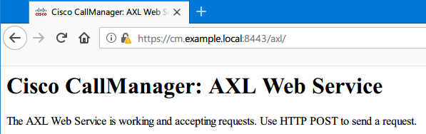 Uc Corner Excel Axl And Cisco Cucm