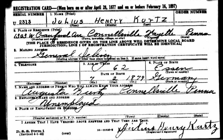 Family Pilgrimage: Wisdom Wednesday - Julius Henry Kurtz, The Key To My ...