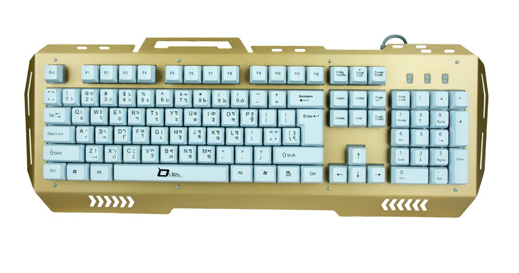 T8 Aurora Fingers Speed Light Rainbow Light Game Keyboard ৳ 950.00 ...