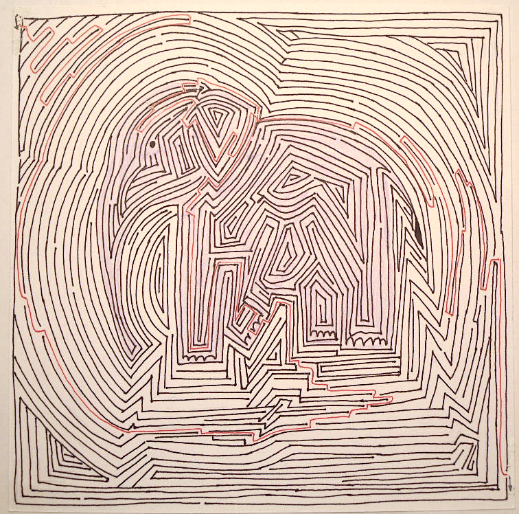 An Elephant a Day: Elephant No. 238: Mazes