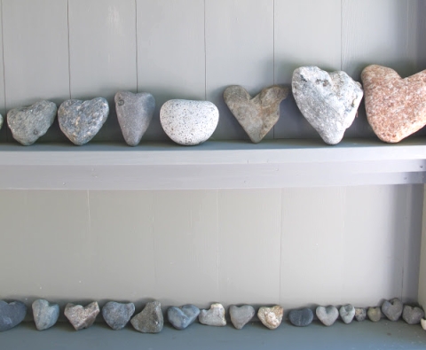 Maine Beach Rock Collection Decor Idea by Martha Stewart