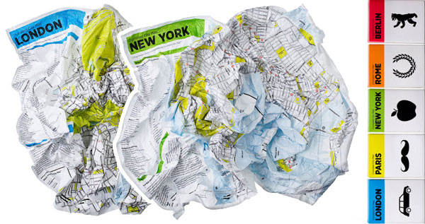 Crumpled City Maps | Cool Sh*t You Can Buy - Find Cool Things To Buy