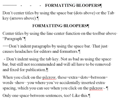 Resources for Writers: Basic Formatting of Your Manuscript (Formatting 101)