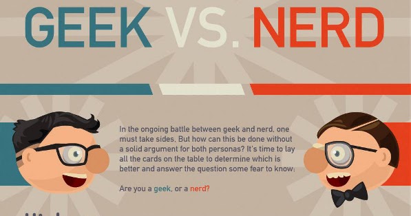 Geek vs. Nerd: Explained [Infographic] - The Geek Twins