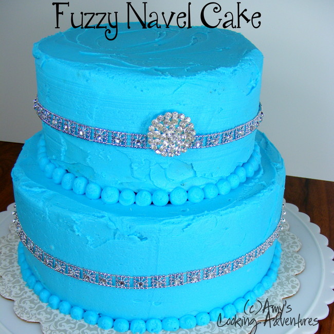 Fuzzy Navel Cake
