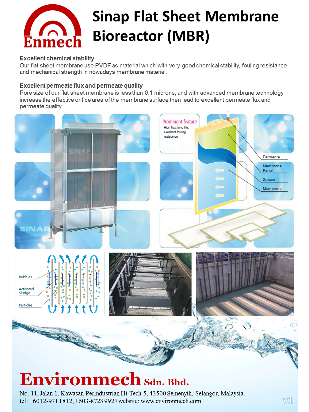 Environmech Sdn. Bhd. since 2012: Sinap Flat Sheet MBR (Malaysia ...