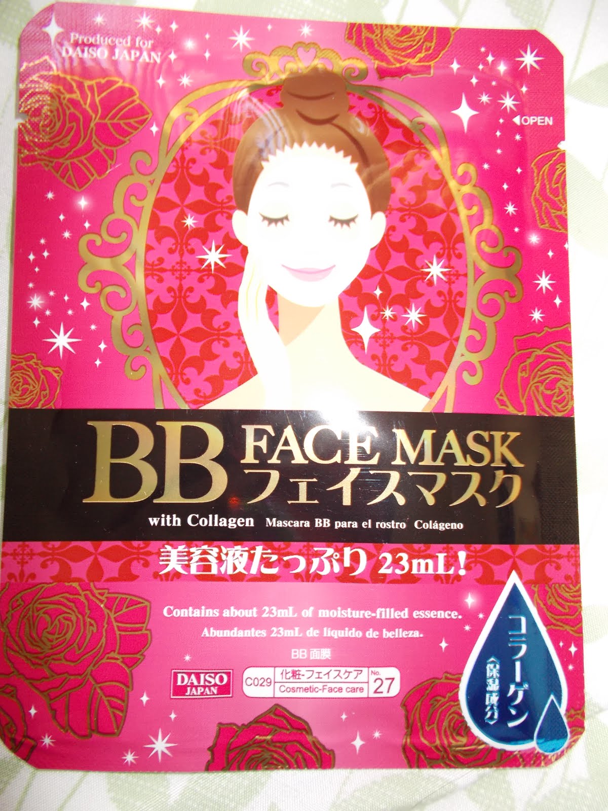 REVIEW: Daiso BB Face Mask with Collagen vs. My Beauty Diary Face Mask