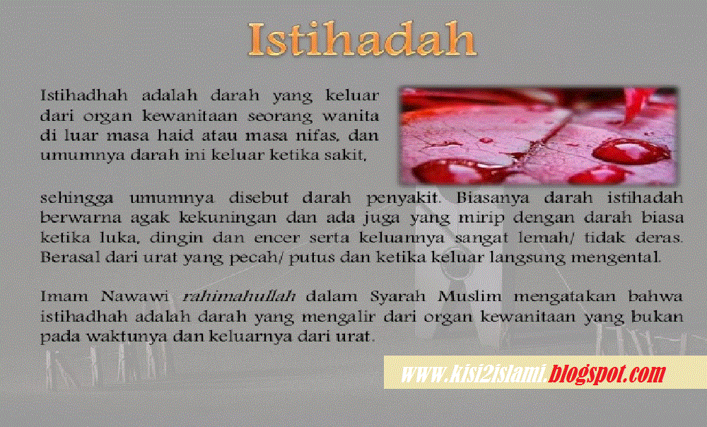ISTIHADAH (Apakah Wanita Istihadah Tidak Boleh Puasa ... ?)