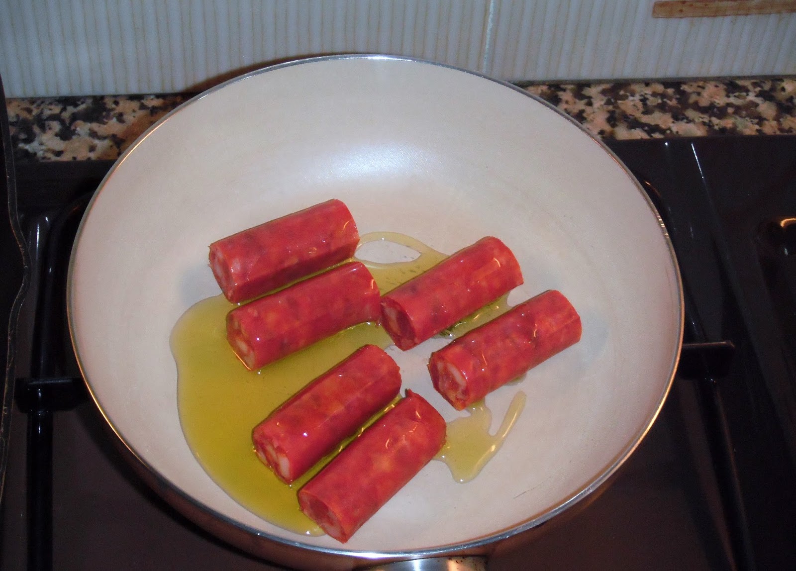 La familia en la cocina: Pincho de chistorra