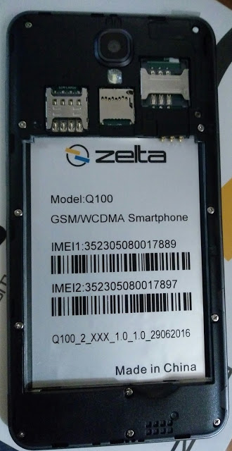 100% Tested Firmware: Zelta Q100 Flash File (Firmware) MT6580 5.1 ...